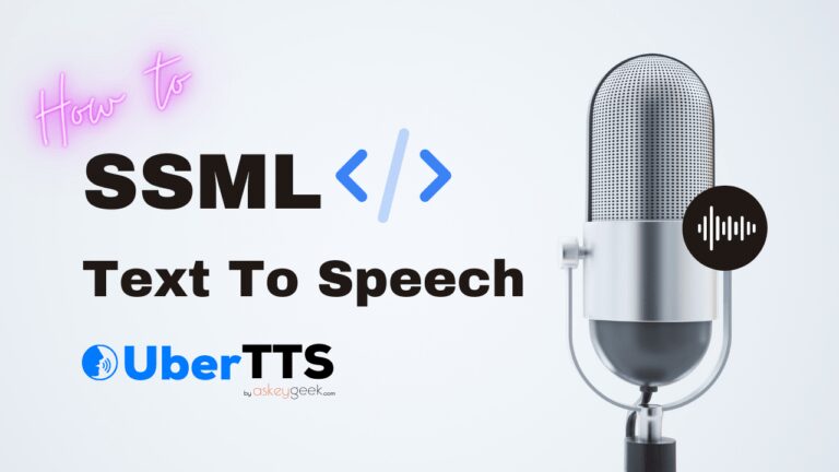 Create Engaging Content with SSML Text To Speech | Learn SSML Tags