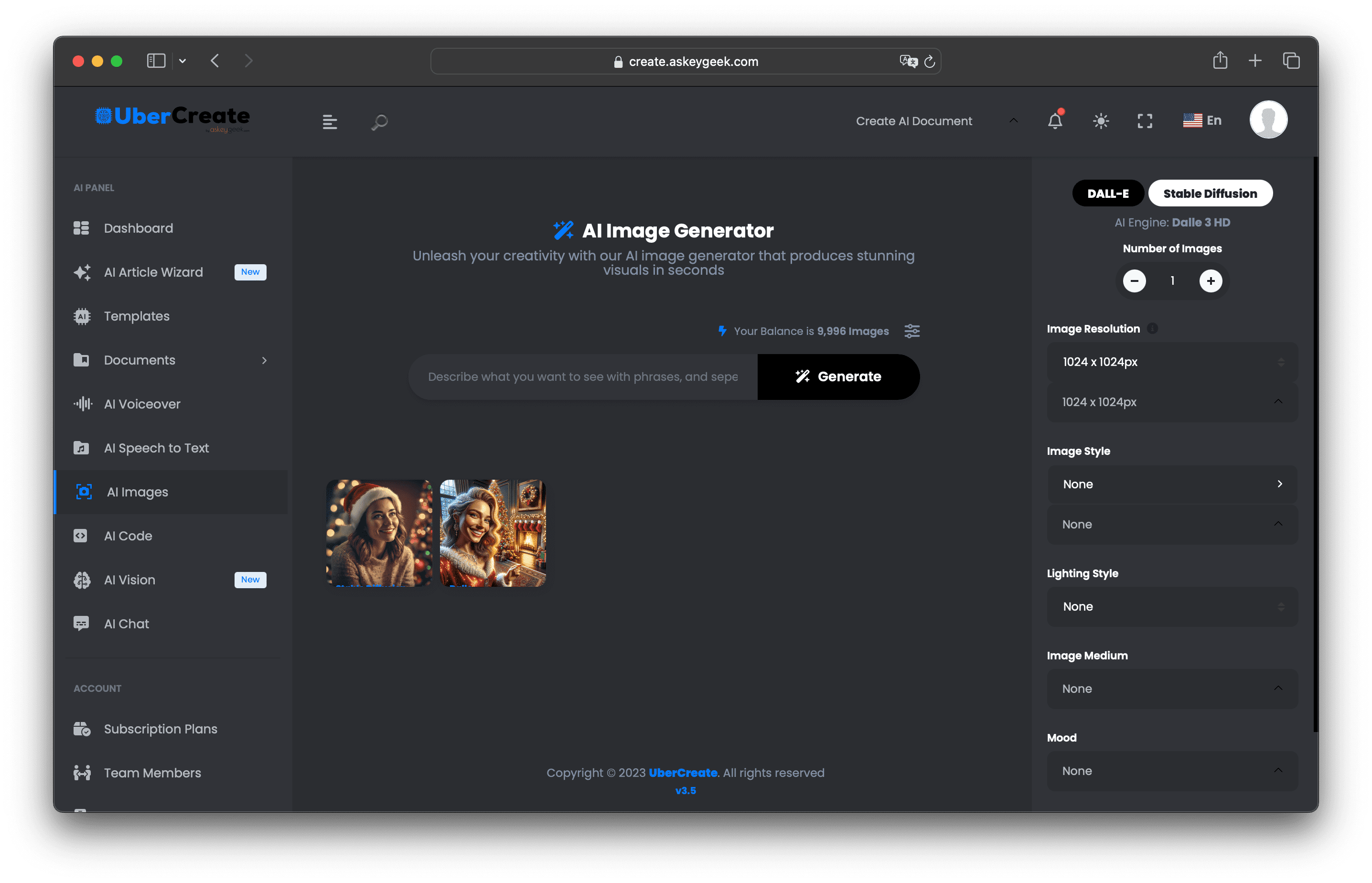 UberCreate - Ultimate AI Creator Tool (12 AI Tools in 1)