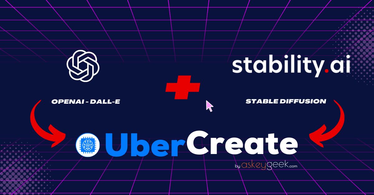 Stable Diffusion and DALL-E in UberCreate - 2 in 1 AI Image Generator