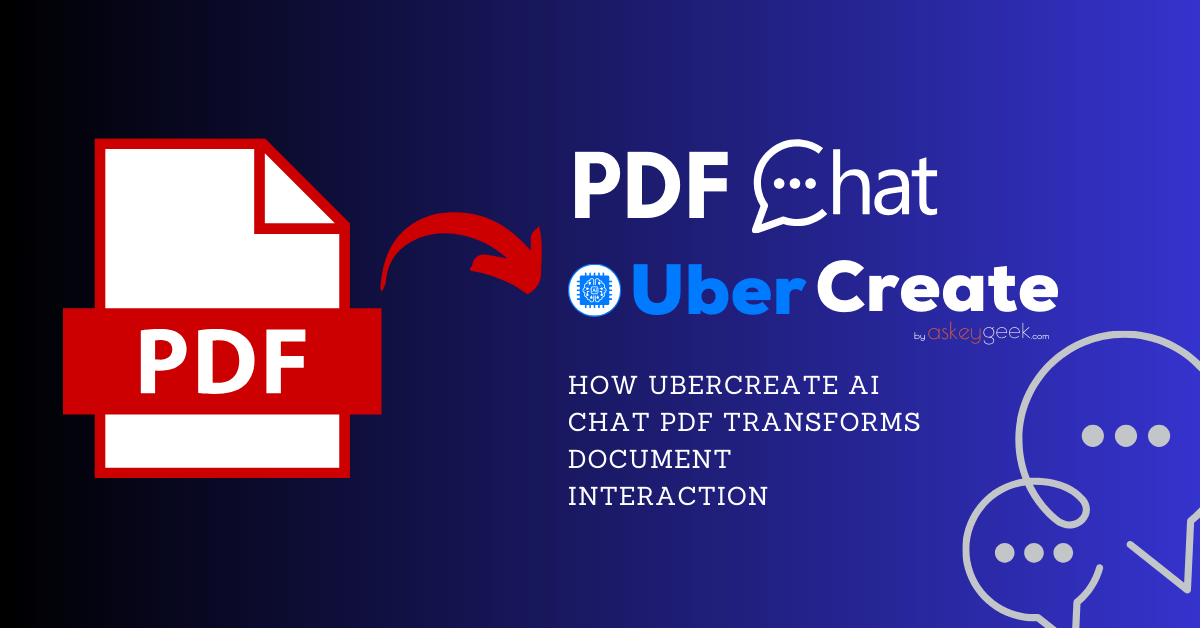 Chat with PDF | Transform Your PDF Experience with UberCreate AI Chat PDF